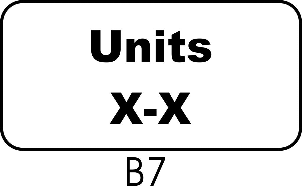 Unit Numbers – SignHere Australia