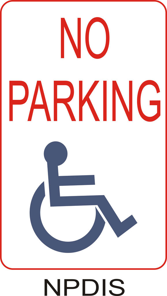 No Parking - Disabled – SignHere Australia
