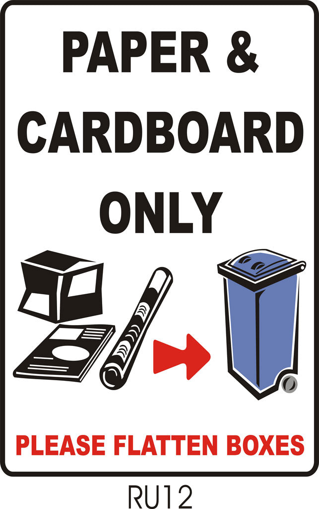 Paper & Cardboard Only – SignHere Australia